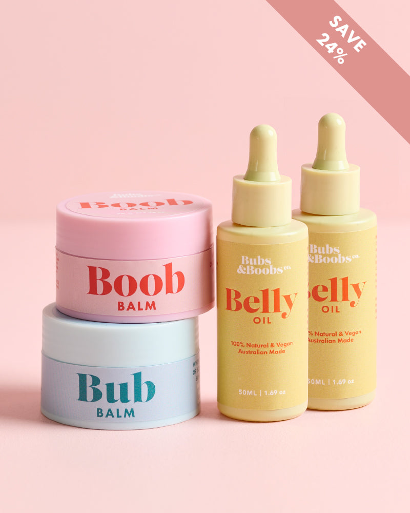Bump to Baby Essential Care Pack – Bubs and Boobs Co